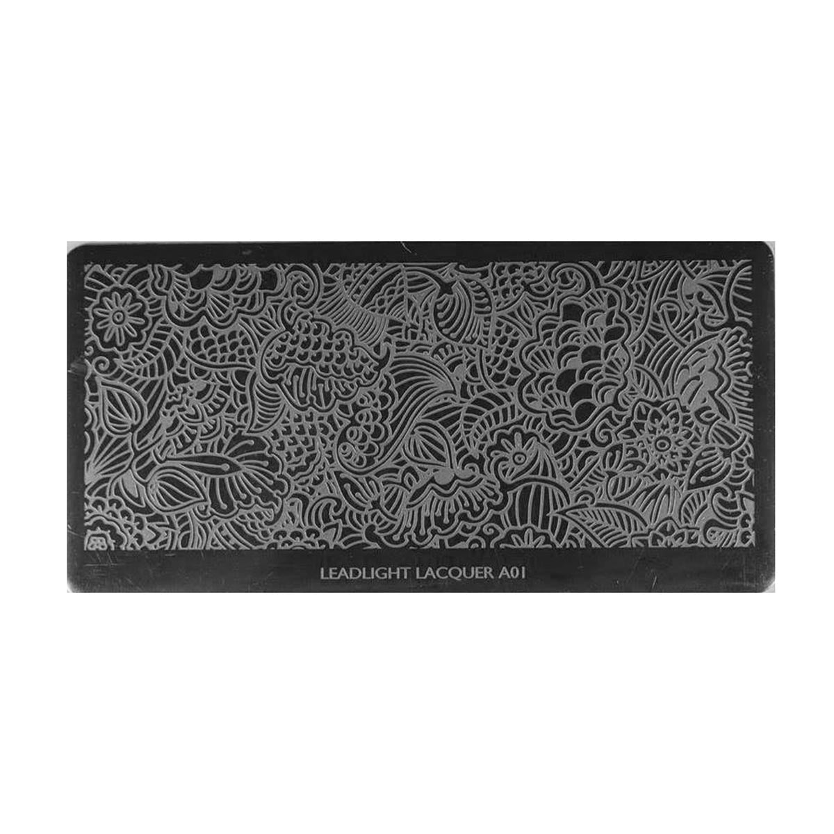 LLA01 Messy Mansion Nail Stamping Plate – Emily de Molly - Australia